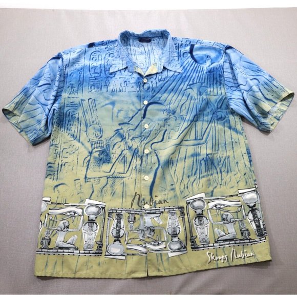 Skoops | Shirts | Skoops Nubian Mens Size Xl Button Down Shirt ...